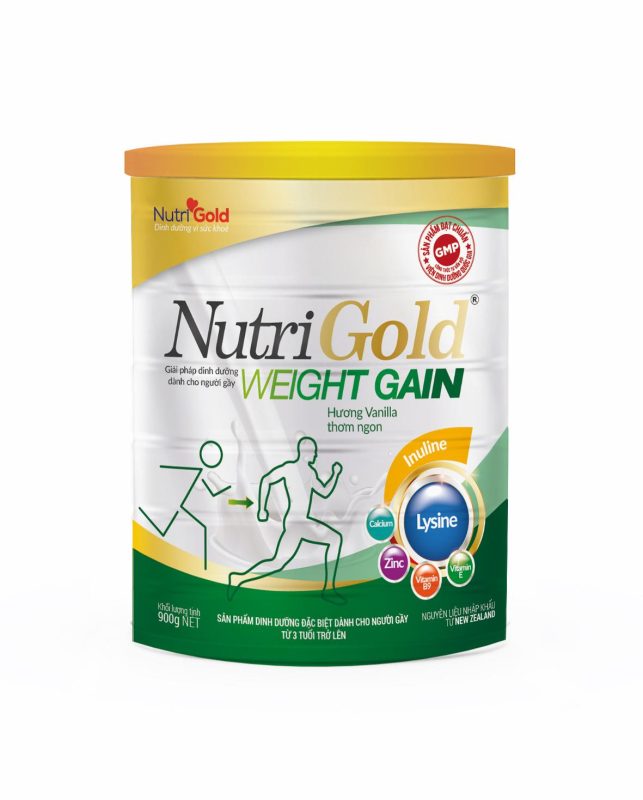 Sữa bột Nutrigold Weight gain – dinh dưỡng dành cho người gầy – Sữa bột ...