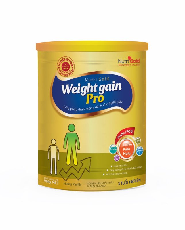 Sữa bột NutriGold Weight gain Pro – Sữa bột cao cấp